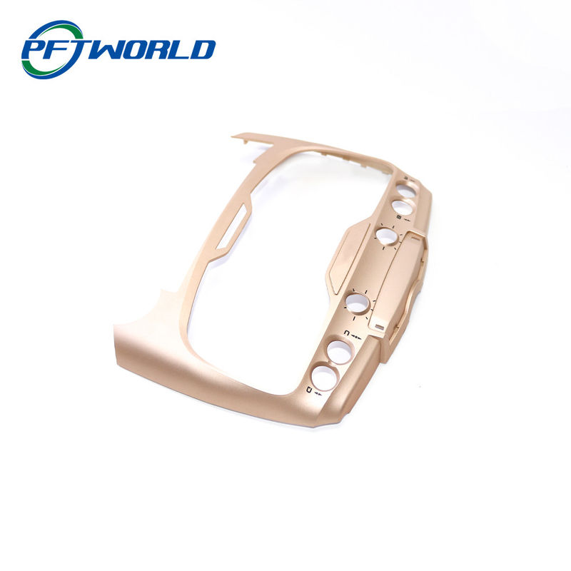 Injection Molding Parts, Precision ABS Panel, Rose Gold Color