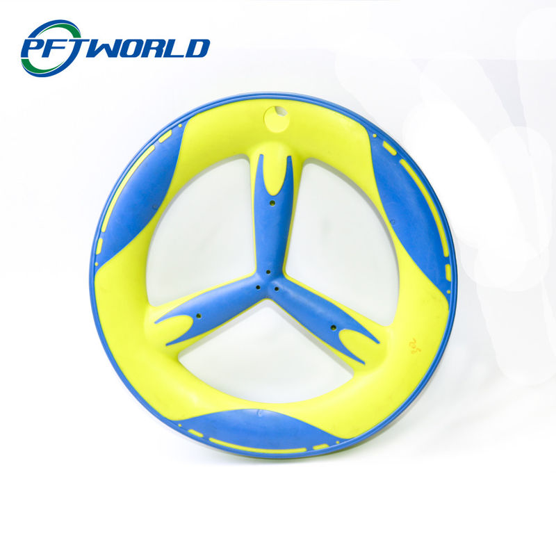 Injection Molding Parts, Precision Socket Panel, Yellow Parts