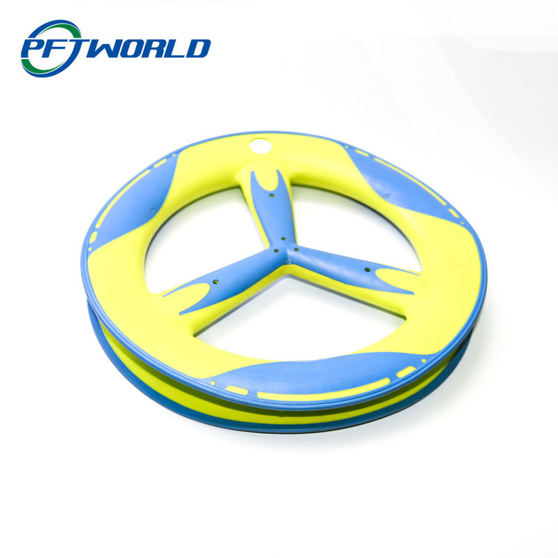 Injection Molding Parts, Precision Socket Panel, Yellow Parts