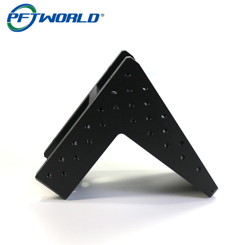 Black Customized Sandblasting Anodizing CNC Milling Machining Aluminum ...