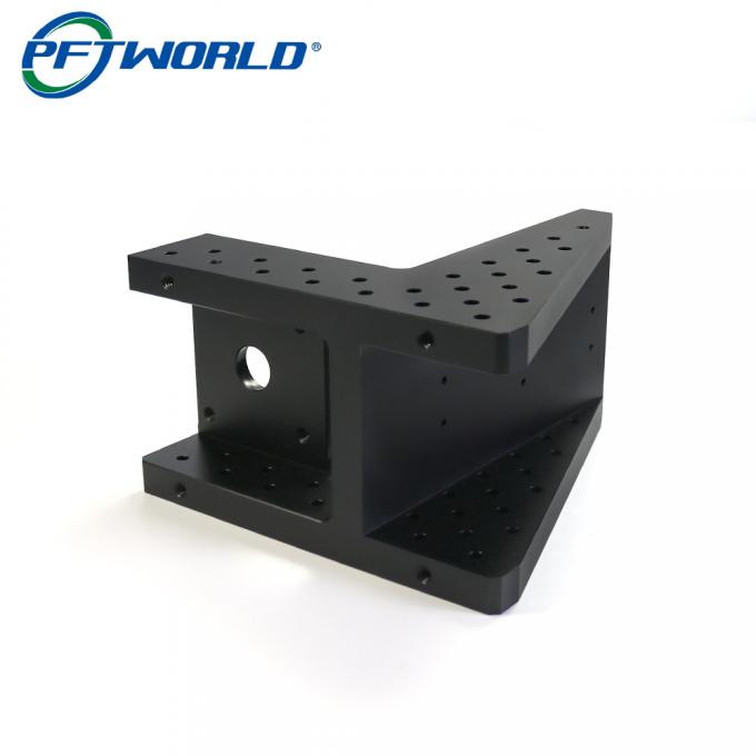 Medical Brackets Black Sandblasting Anodizing Aluminum Parts CNC ...