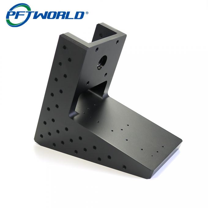 Medical Brackets Black Sandblasting Anodizing Aluminum Parts CNC ...